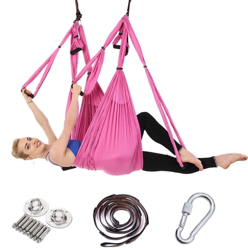 Anti-Gravity Aerial Yoga Hanging Hammock Set - Don Shopping